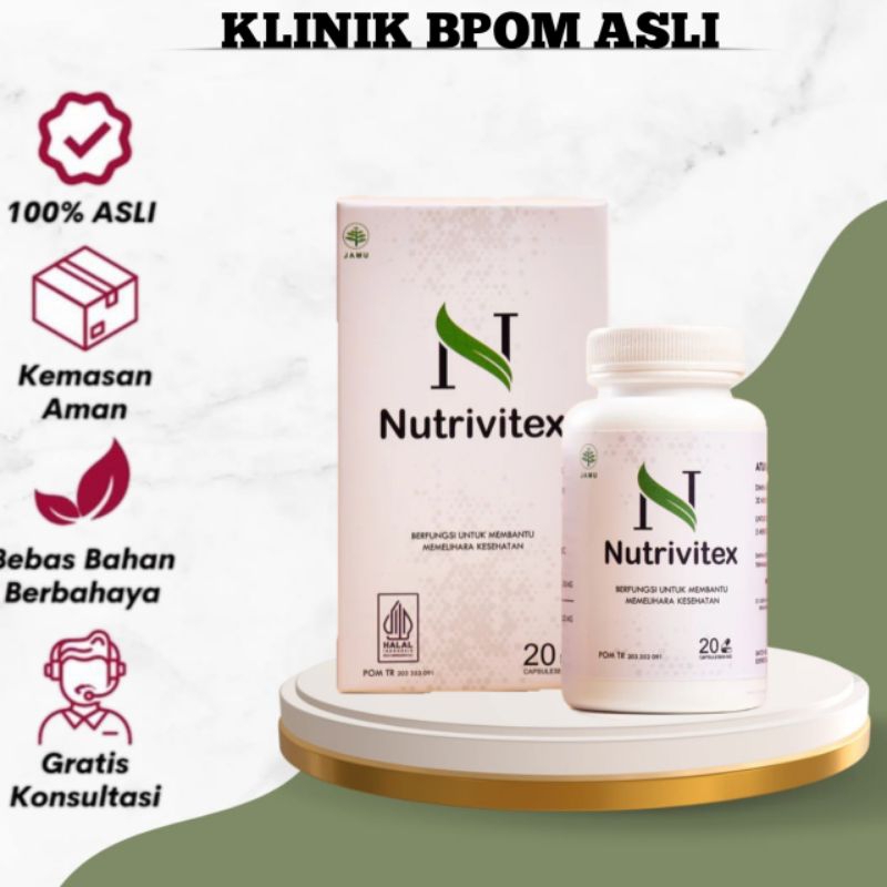 Jual Nutrivitex Original Obat Anti Parasit Dan Penambah Daya tahan ...