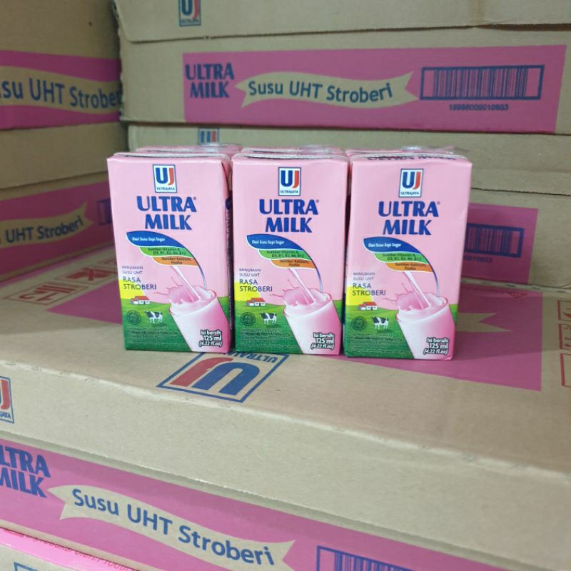 Jual Susu Ultra Milk 125 ml (1 dus isi 40 pcs) | Shopee Indonesia