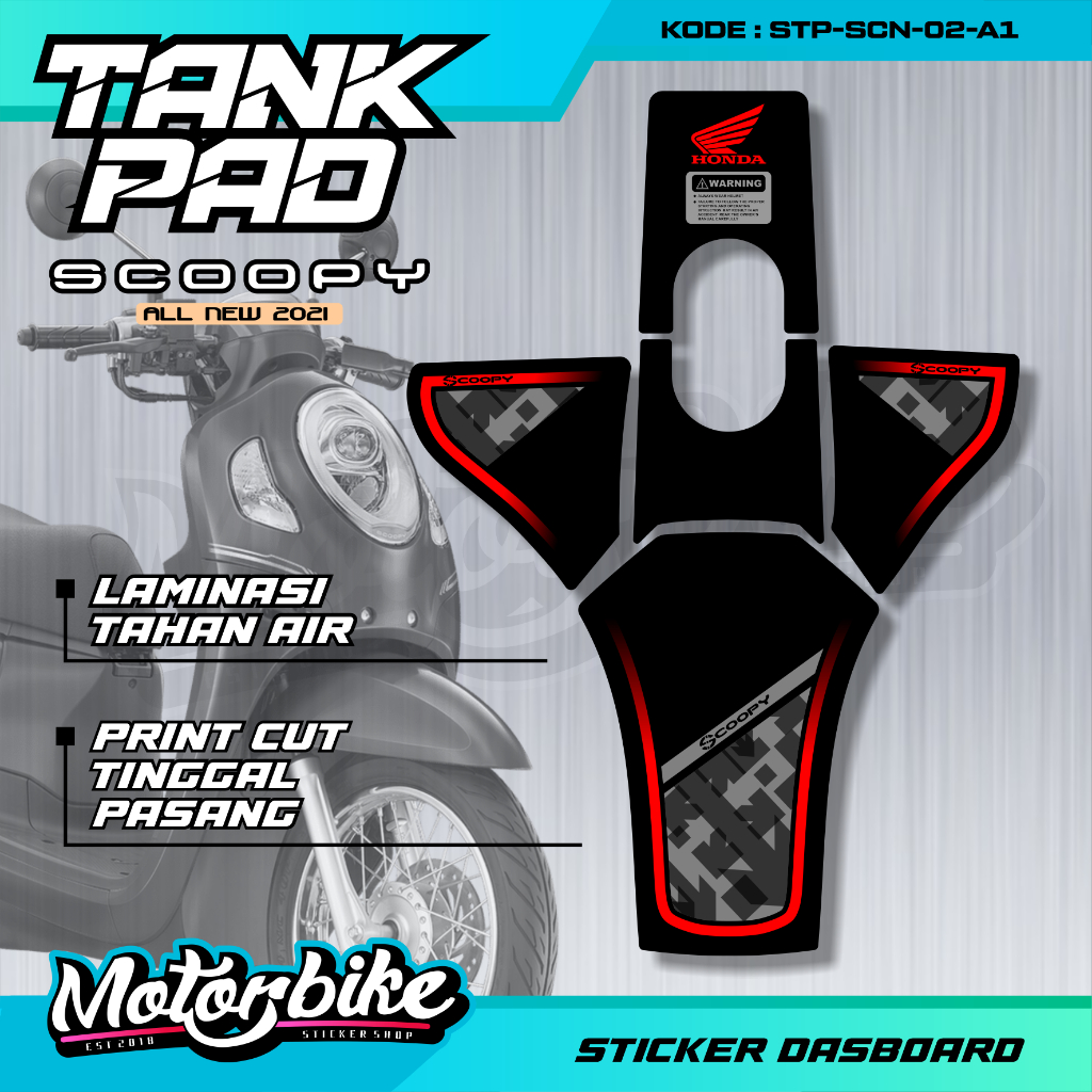Jual Stiker Tankpad Scoopy New 2021 2022 Striping Scoopy Sticker ...
