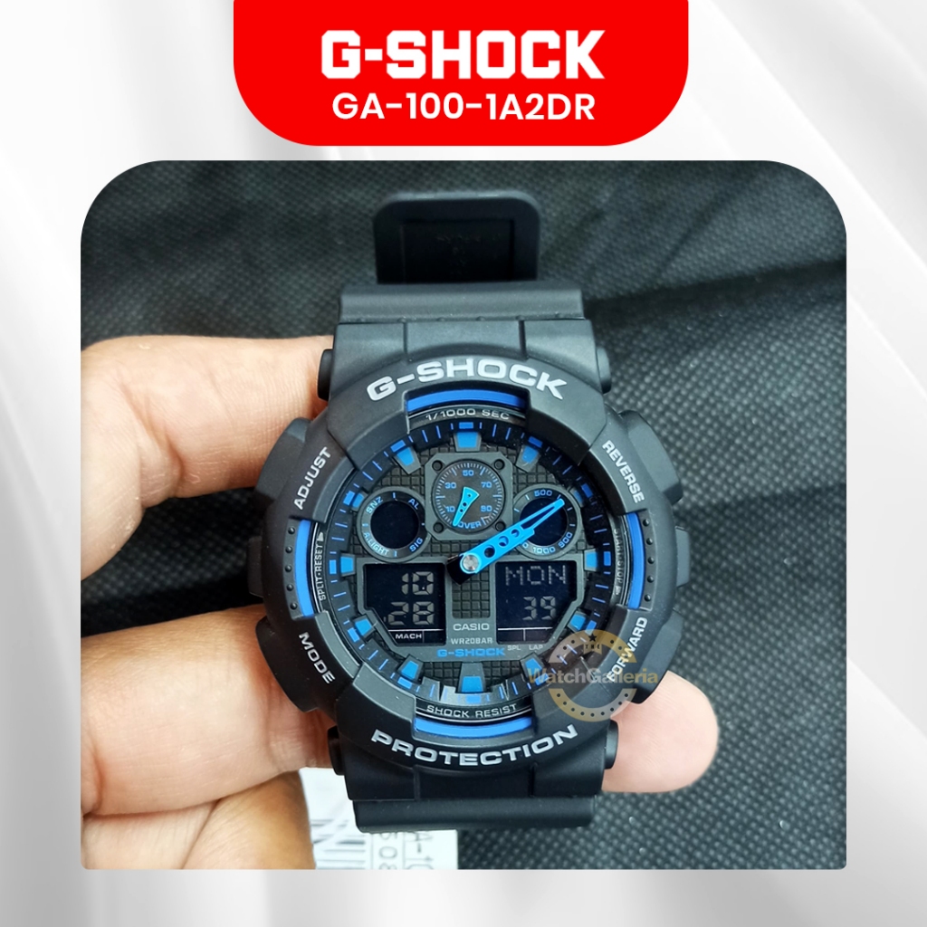 Jual Casio G-Shock Digital Man GA-100-1A2DR / GA100 / GA1001A2 | Shopee ...