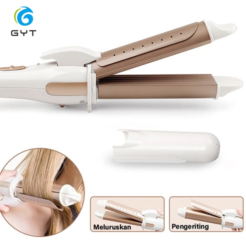 Jual GYT Catokan Rambut Curly (2 IN 1) Catokan Curly Straight Lurus dan ...