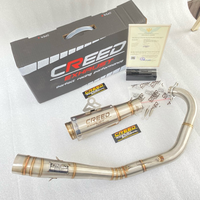 Jual LIMITED!! Creed Exhaust type ROADRACE Untuk Motor SONIC MX KING ...
