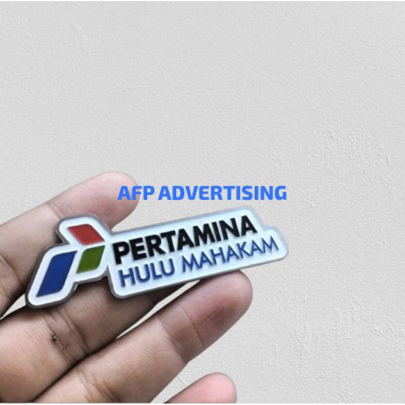 Jual pin pertamina custom / pin pertamina stainless / pin pertamina ...