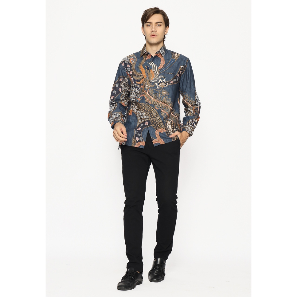 Jual Waskito Kemeja Batik Katun Pria Lengan Panjang Harga Spesial ...
