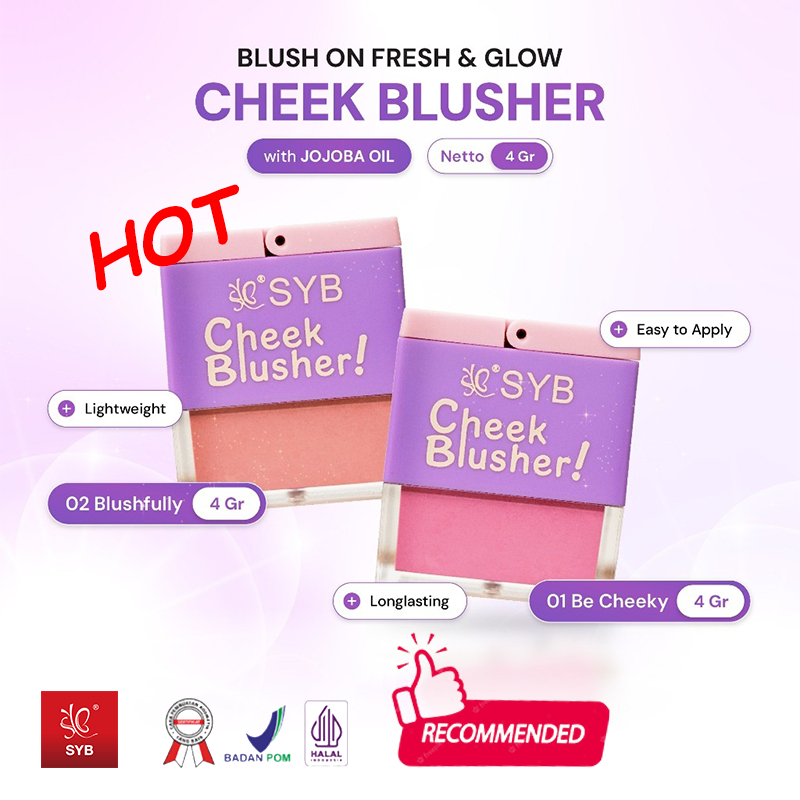 Jual NEW SYB CHEEK BLUSHER [Blush On Fresh and Glow] | Shopee Indonesia