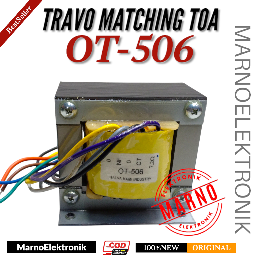 Jual TRAVO TRAFO TOA OT-506 OT506 OT-506 UNTUK AMPLI TOA 1121 / 2120 ...