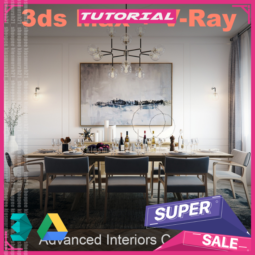 Jual 3Ds Max - 3ds Max Vray Advanced Arch Viz Interior Projects 3Ds Max Tutorial | Shopee Indonesia