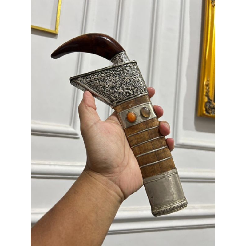 Jual Badiek aksesoris logam kombinasi perak barang tua ori | Shopee ...