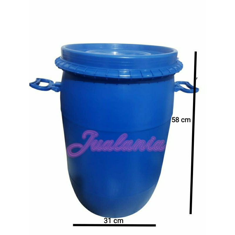 Jual Drum / Jerigen Besi / Drum Plastik Bekas 40 Liter Second Bersih ...