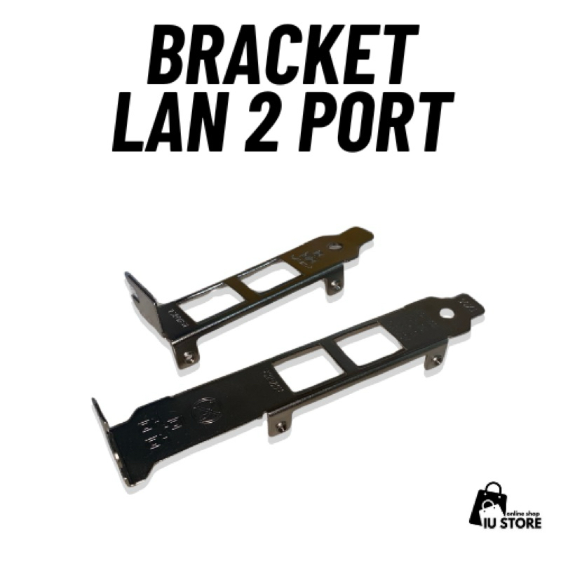 Jual Intel Bracket Low Profile Lan Card 2 Port 82576 Besi Pendek dan ...