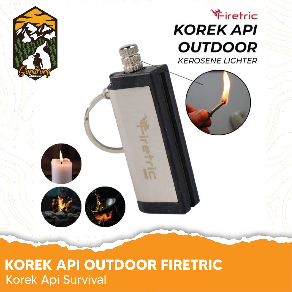 Jual Korek api outdoor waterproof kerosene lighter - korek api firetric ...