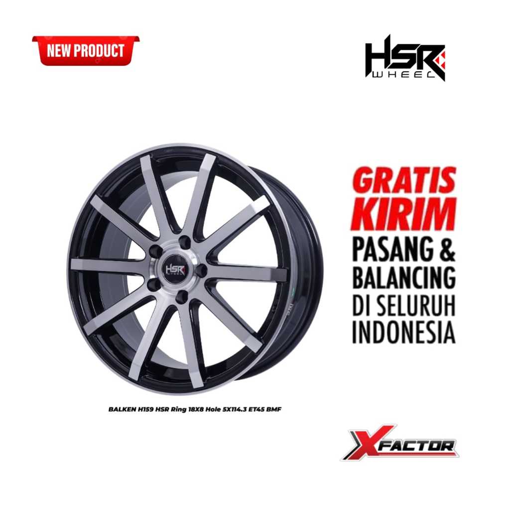 Jual VELG LEXUS R18 VELG HSR RING 18 HSR BALKEN R18X8 H 5X114,3 ET 45 ...
