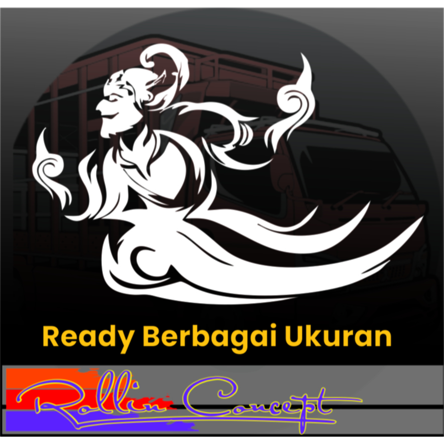 Jual cutting sticker wayang bus po haryanto ukuran | stiker cutting ...