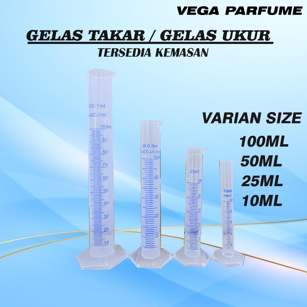 Jual Gelas Takar, Gelas Ukur, Tabung Ukur, Bervariasi Ukuran 10ML ...