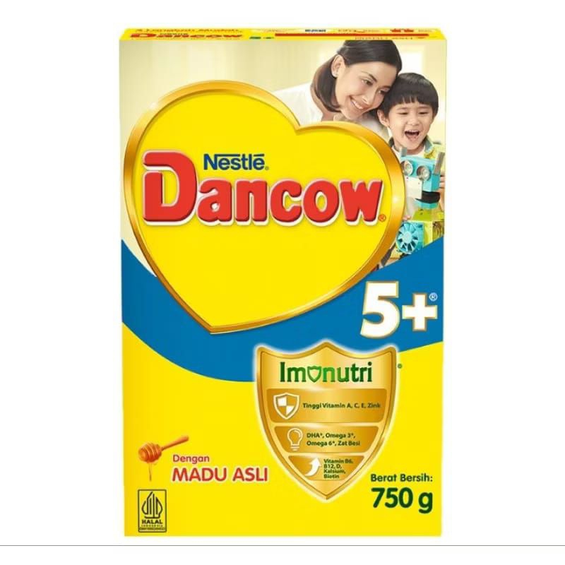 Jual Nestle Dancow 5+ Susu Pertumbuhan Rasa Madu | Vanila | Cokelat 5 ...