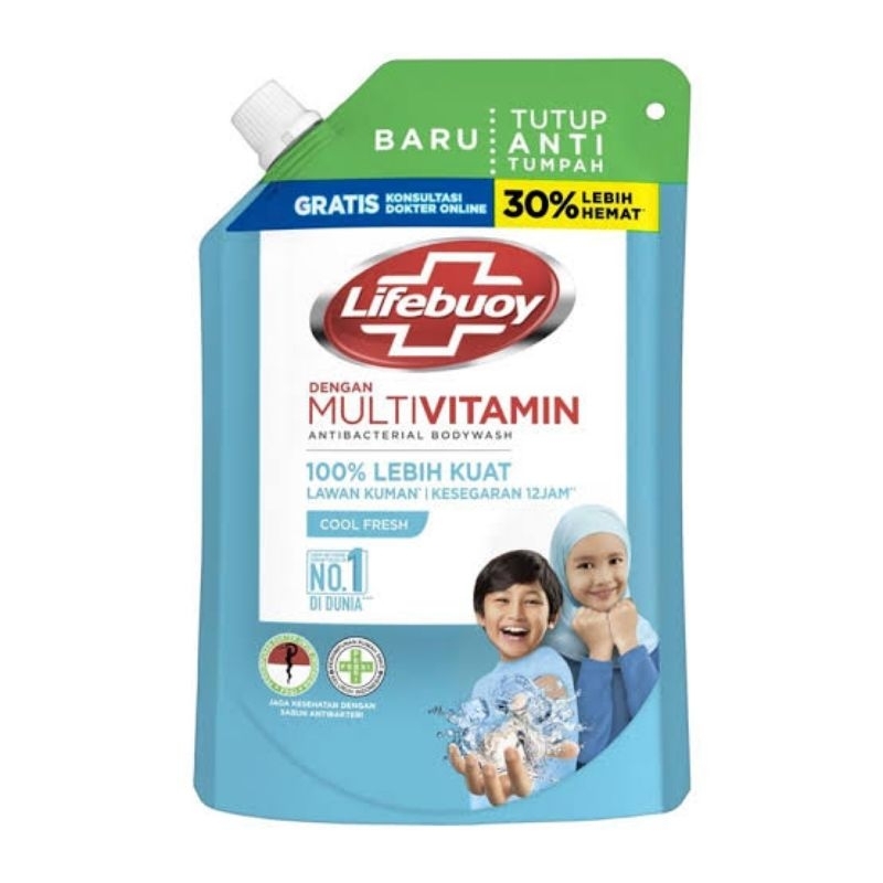 Jual Lifebuoy BodyWash Cool Reff 400Ml | Shopee Indonesia