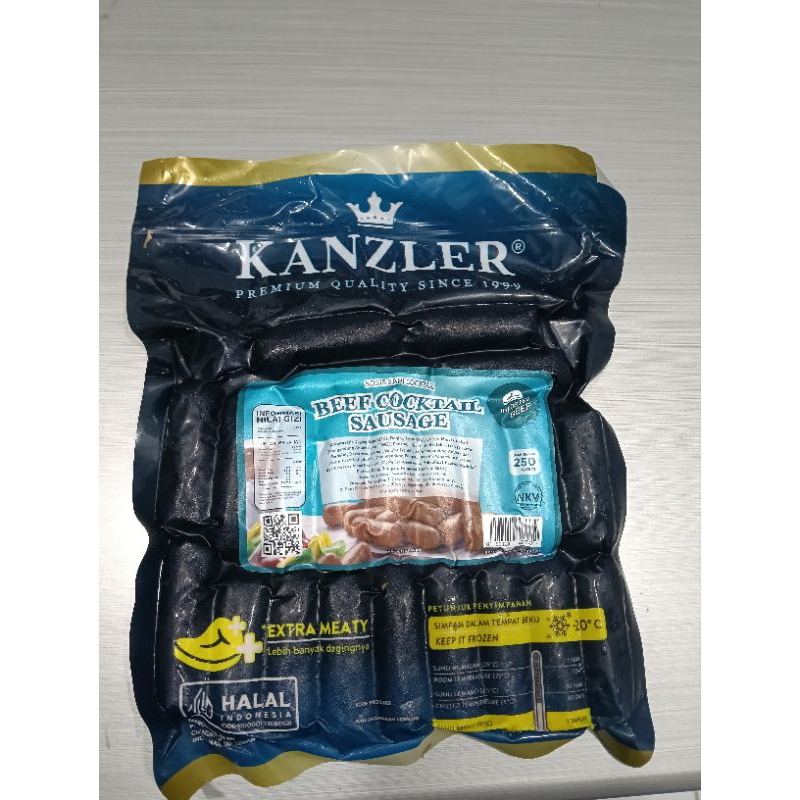 Jual Sosis Kanzler Beef Cooktail Mini 250gr / Cooktail Sosis / Kanzler ...