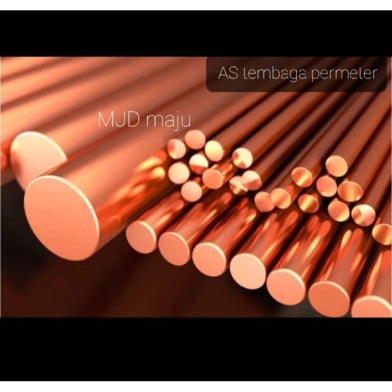 Jual AS TEMBAGA BUSBAR DIAMETER 14MM X 500mm/busbar tembaga murni ...
