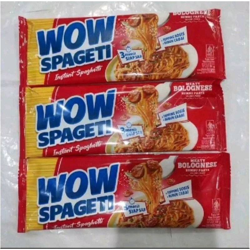 Jual WOW Spaghetti bolognese 84gr | Shopee Indonesia