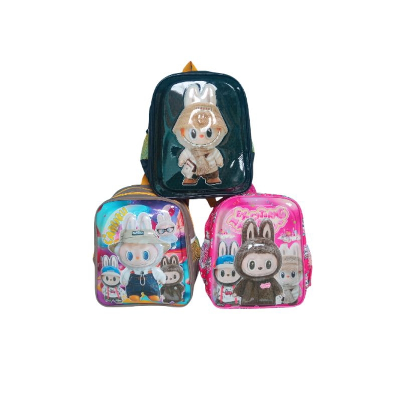 Jual tas batok LABUBU untuk anak paud, tk, sd, sudah 3D tinbul& LED | Shopee Indonesia
