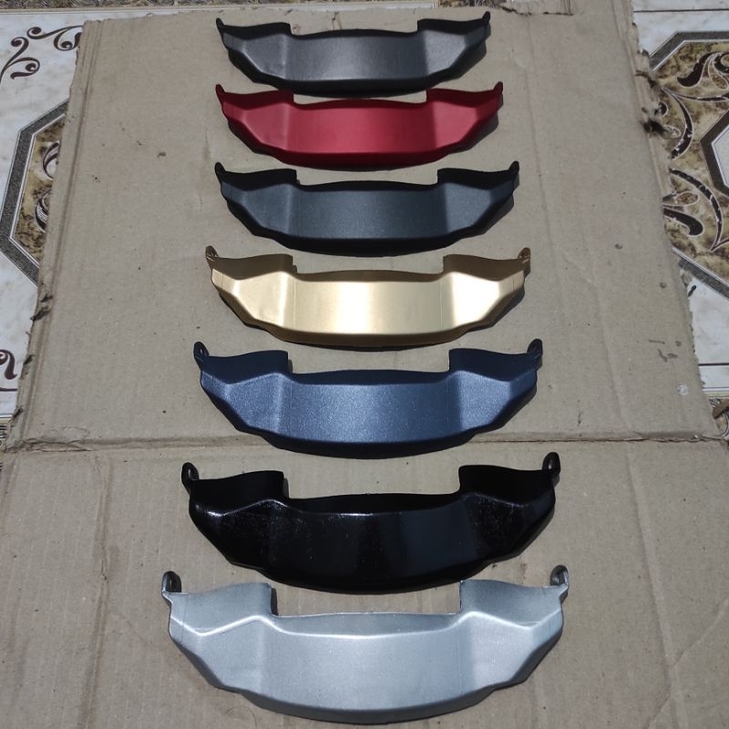 Jual COVER FRONT CENTER PCX 150 COVER DAGU PCX 150 WARNA HITAM KILAP ...