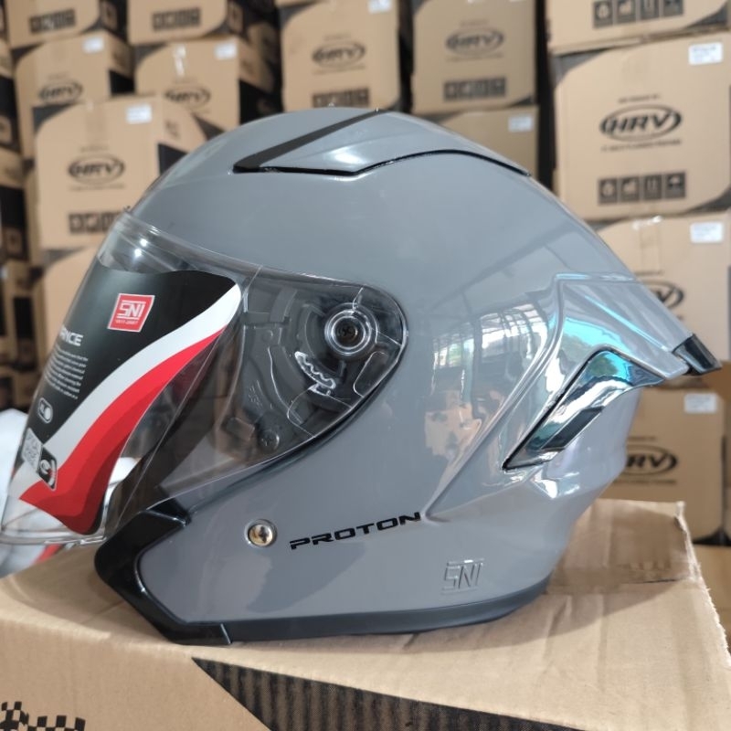 Jual Helm HRV Proton / Helm SNI kekinian / Helm ganteng | Shopee Indonesia