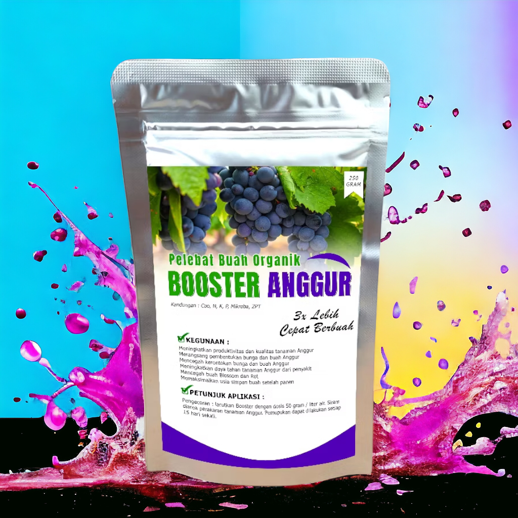 Jual Anggur Booster Pupuk Organik Tanaman Anggur 250gr | Shopee Indonesia