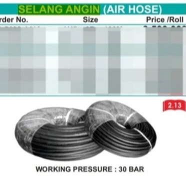 Jual Air Hose. Selang angin Size 1/2 Inch x 2B x 100 Meter - Wipro ...