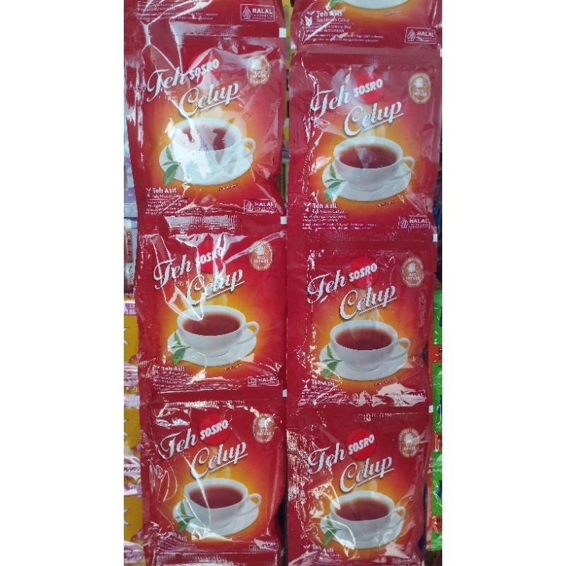 Jual teh celup sosro renceng (10 sachet) | Shopee Indonesia