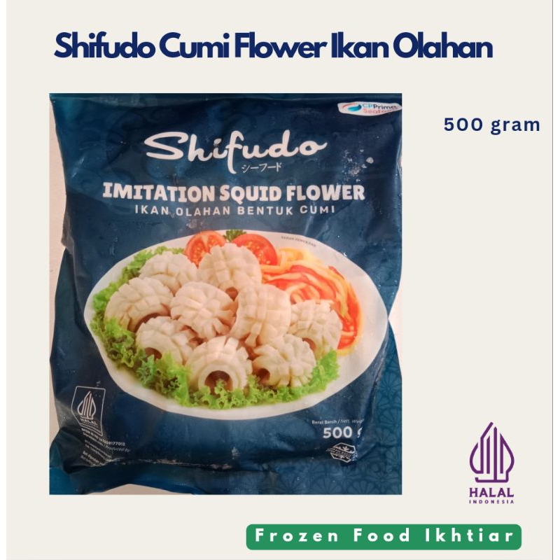 Jual Cumi Flower Shifudo Ikan Olahan Bentuk Cumi 500 gram | Shopee ...