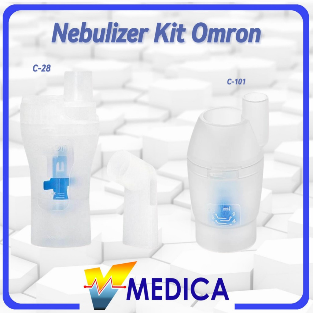 Jual Nebulizer Kit Set Omron NE C-28 / NE C101(Tempat Obat Nebulizer ...