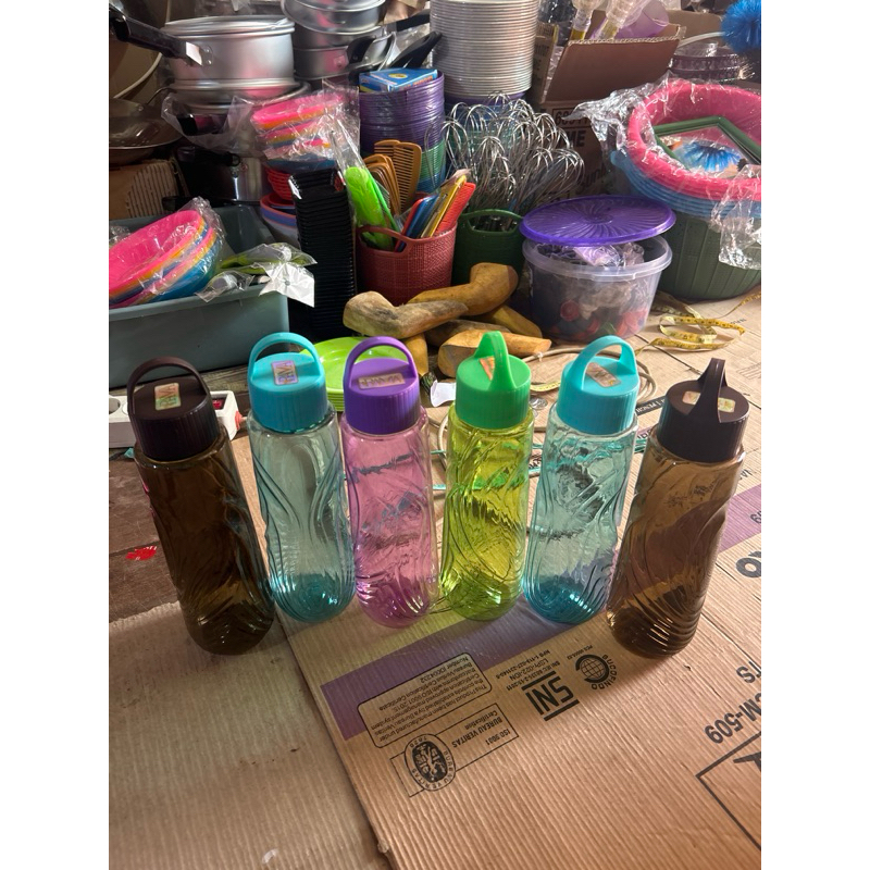 Jual Botol Air Minum 850ml / Botol Minum Pegangan/ Botol Plastik Murah ...