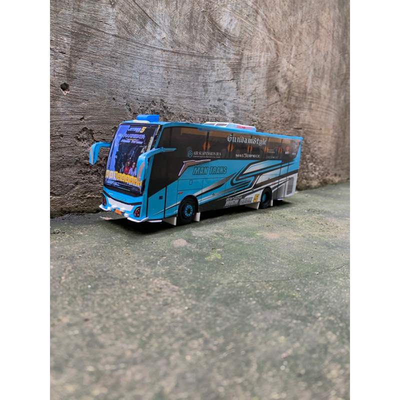 Jual MINIATUR PAPERCRAFT BUS MAN TRANS MUDA TARUNA | Shopee Indonesia
