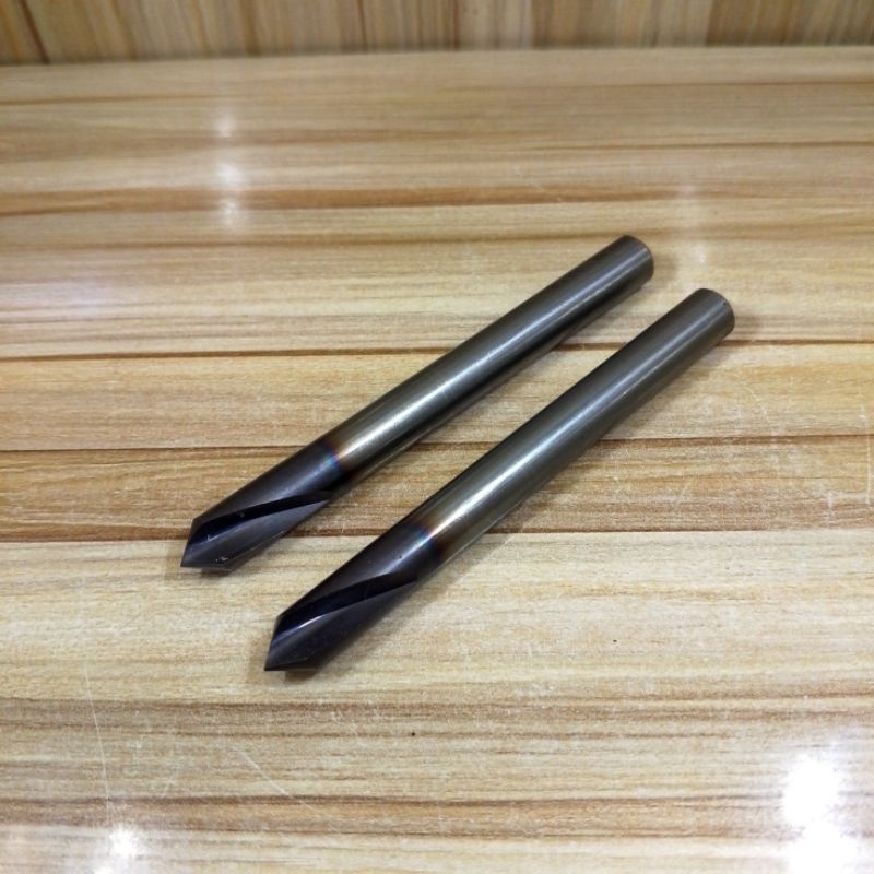 Jual NC drill 8mm × 120⁰ carbide bor penitik champer 8×120⁰ spot drill 8 × 120⁰ second mulus ...