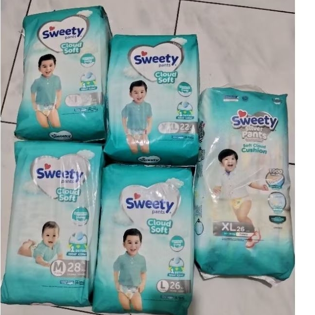 Jual sweety silver pants cloud solf l26 xl24 xxl22 m30 s66 m60 l54 xl42 ...