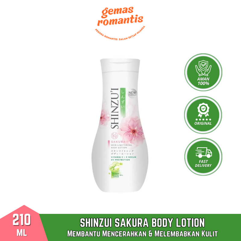 Jual Shinzui Skin Lightening Body Lotion Sakura 210ml | Shopee Indonesia