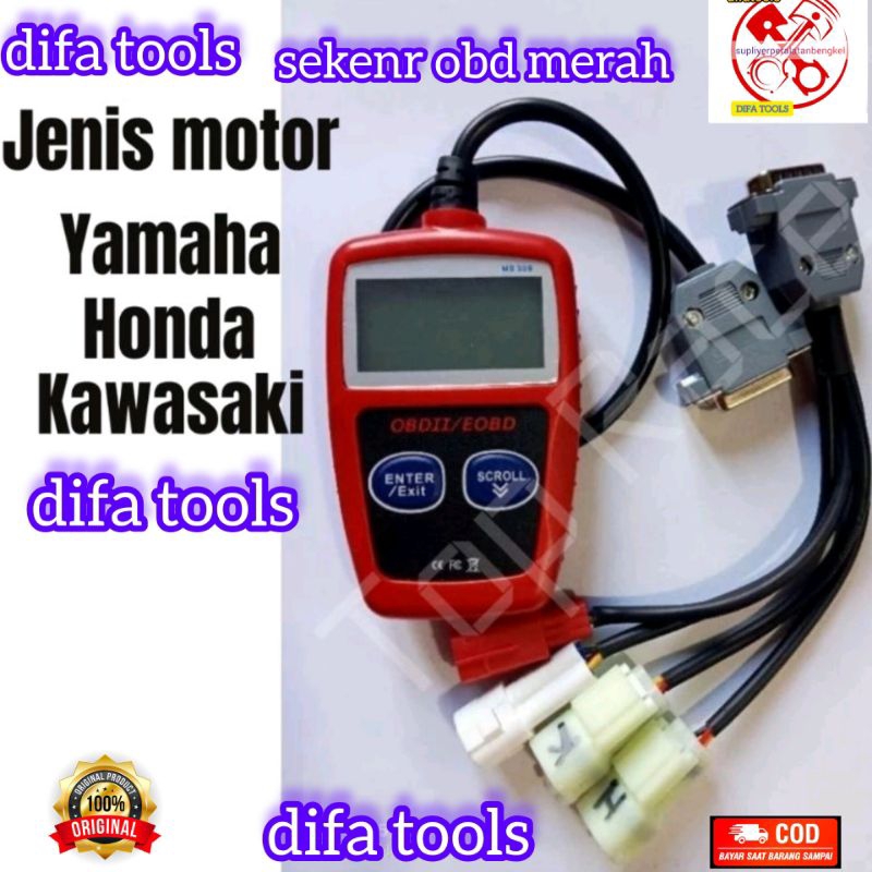 Jual Alat SCANNER Motor Injeksi SCANNER OBD 2 MOTOR INJEKSI VERSI ...