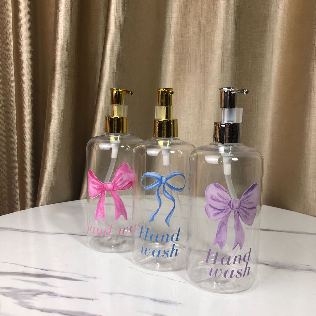 Jual Botol Sabun/Shampo/Cuci Tangan Cair Coquette Aesthetic 500 ml ...