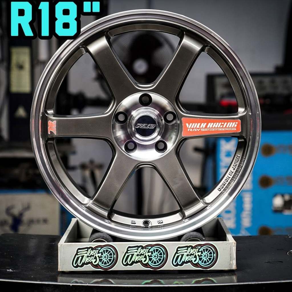 Jual Velg Mobil Volk Rays TE37sl R18” PCD 5x114 Lebar 8 ET 40 Warna Ej ...