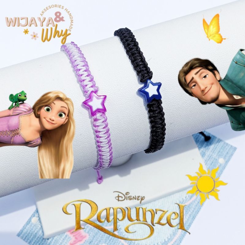 Jual Gelang tali rajut - gelang tali Rapunzel - gelang couple rajut ...