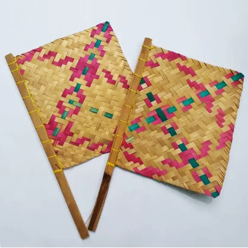 Jual Kipas Anyaman Bambu / Kipas Sate / Kipas Tangan – Tradisional ...