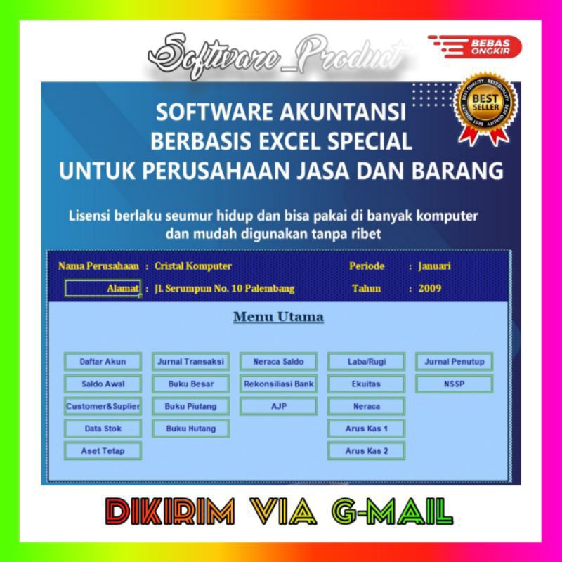 Jual Aplikasi Akuntansi Excel Siap Pakai - Cocok Untuk Segala ...