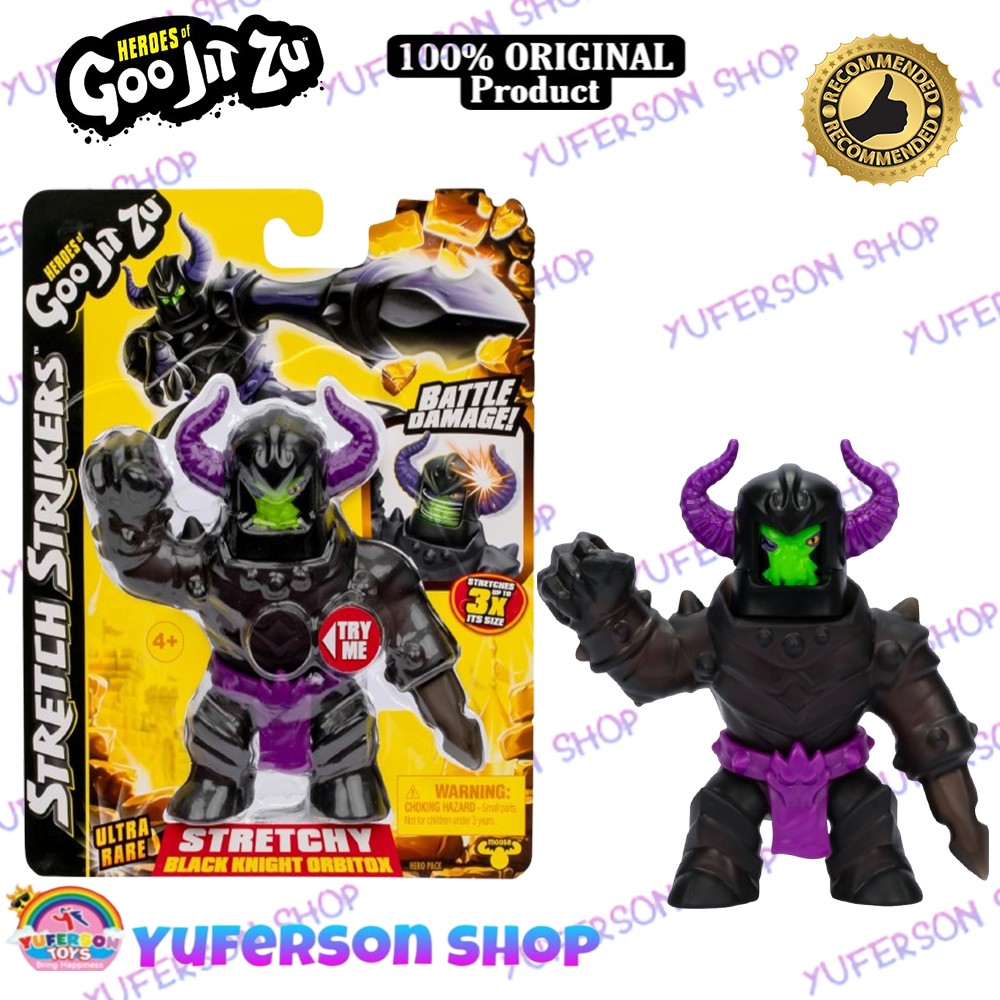 Jual Heroes of Goo Jit Zu Stretch Strikers, Ultra Rare Stretchy Black ...