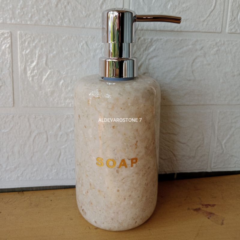 Jual DISPENSER BATU MARMER/BOTOL SABUN CAIR/BOTOL SHAMPOO/BOTOL ...