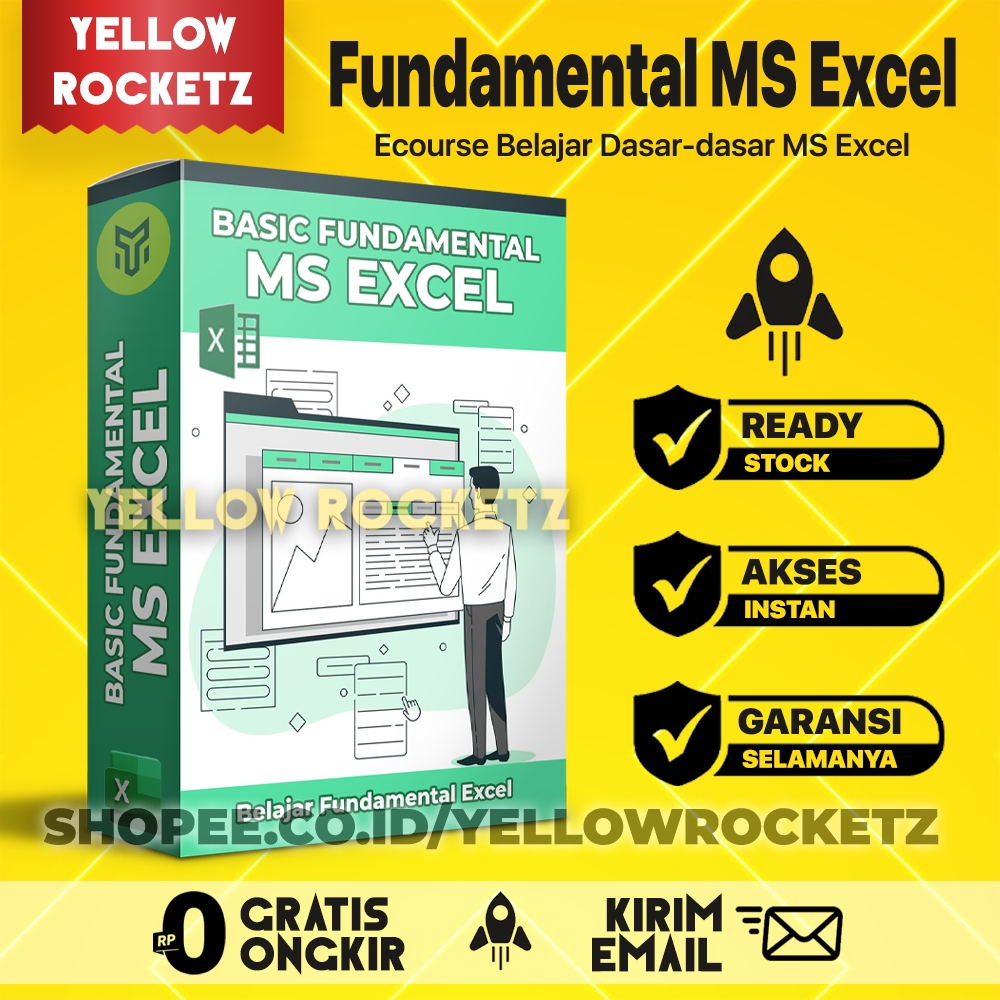Jual BASIC FUNDAMENTAL MS EXCEL - Belajar MS Excel Dari Dasar - Materi ... Jual BASIC FUNDAMENTAL MS EXCEL - Belajar MS Excel Dari Dasar - Materi ...