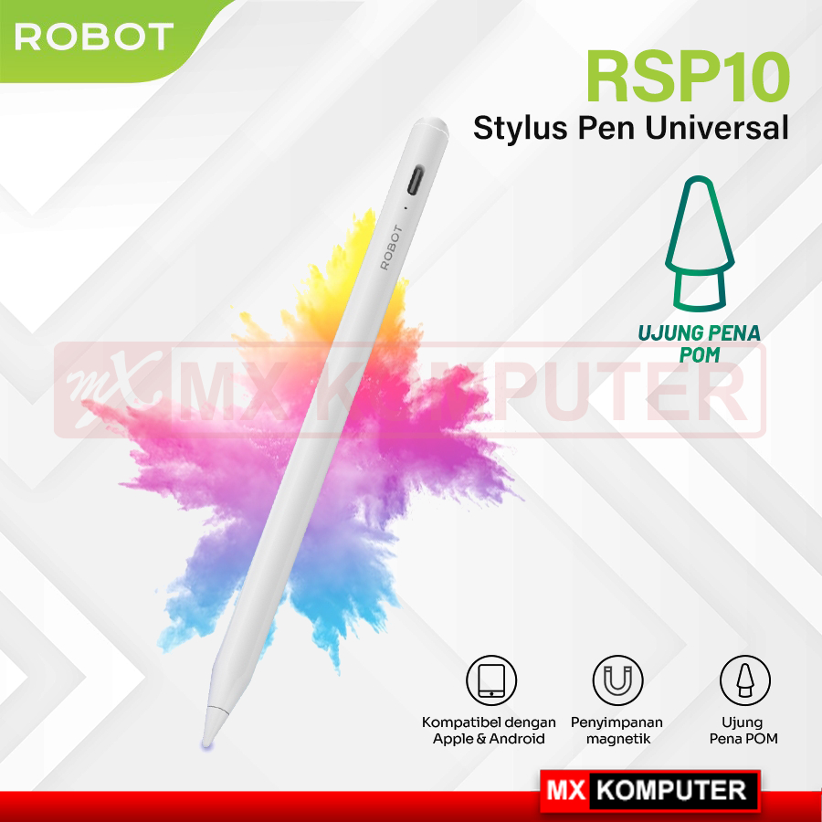 Jual ROBOT RSP10 Stylus Pen Universal Pulpen Layar Sentuh Active ...