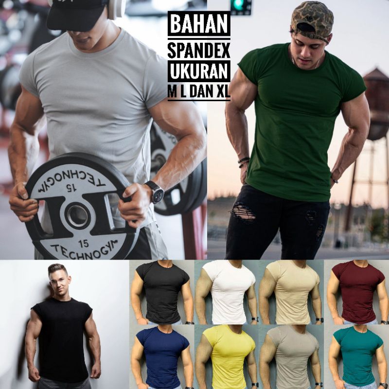 Jual BAJU KAOS OLAHRAGA PRIA / BAJU OLAHRAGA GYM PRIA / KAOS GYM ...