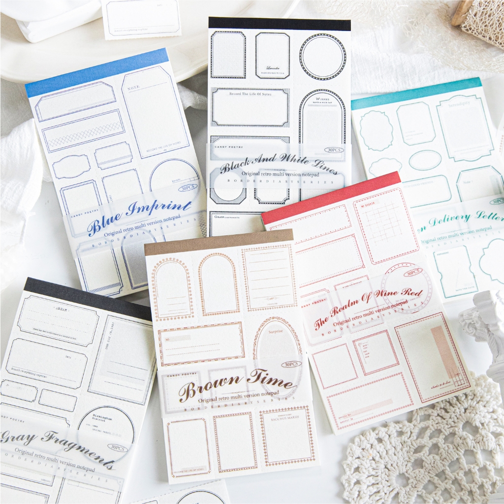 Jual 30 Lembar Kertas Hias Seri Buku Harian Perbatasan 8x13cm Untuk ...