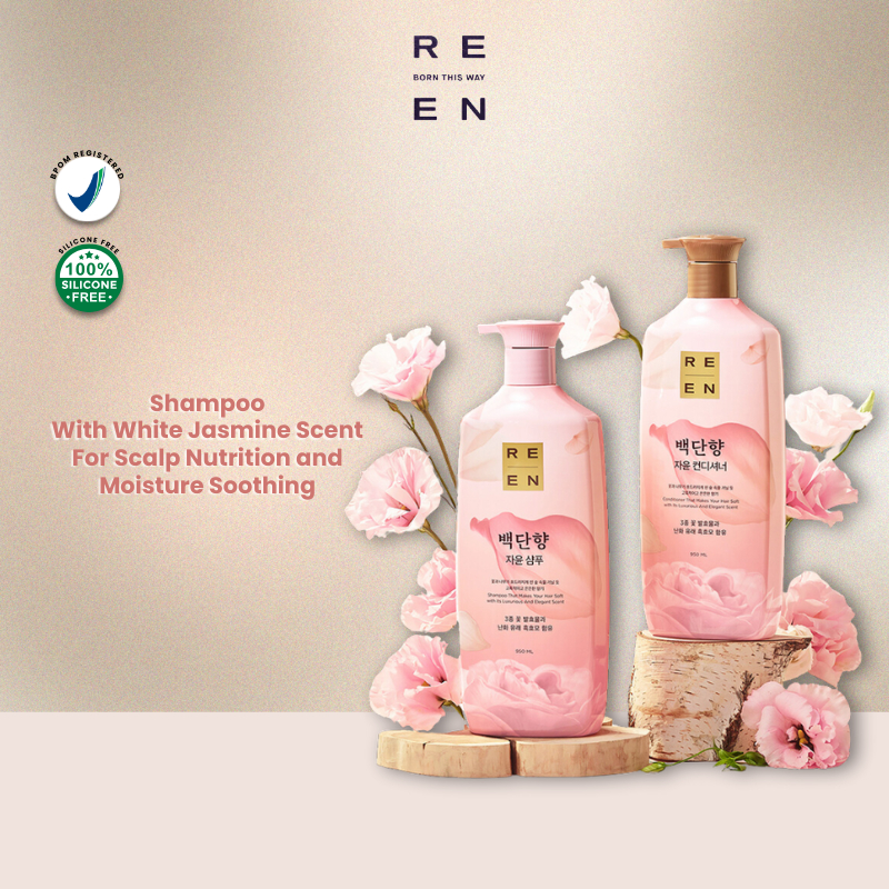 Jual ReEn Jayun Baekdanhyang Set Shampoo & Conditioner 950ml | Shopee ...