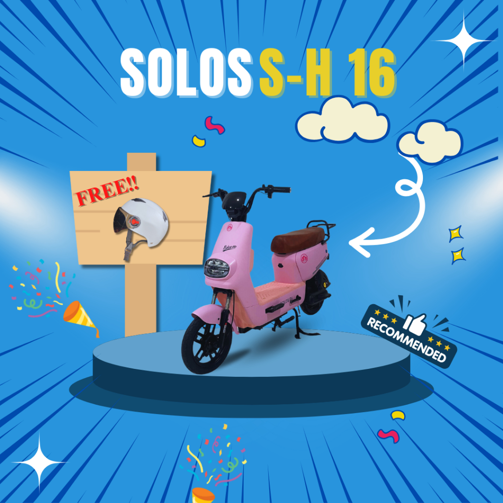 Jual Sepeda Listrik Solos S-H16 : Trendy & Bestseller | Shopee Indonesia